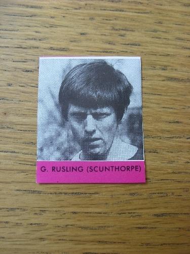 1969 Football Favourite Cut Out: Scunthorpe United - Rusling [Small ...