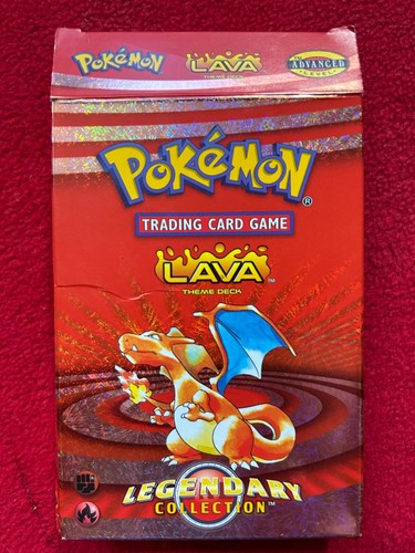 Pokemon Legendary Collection Lava Theme Deck open. COMPLETEAll Cards ...