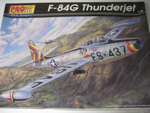 Pro Modeler by Revell Monogram 1/48 F-84G Thunderjet Model Kit NEW! | eBay