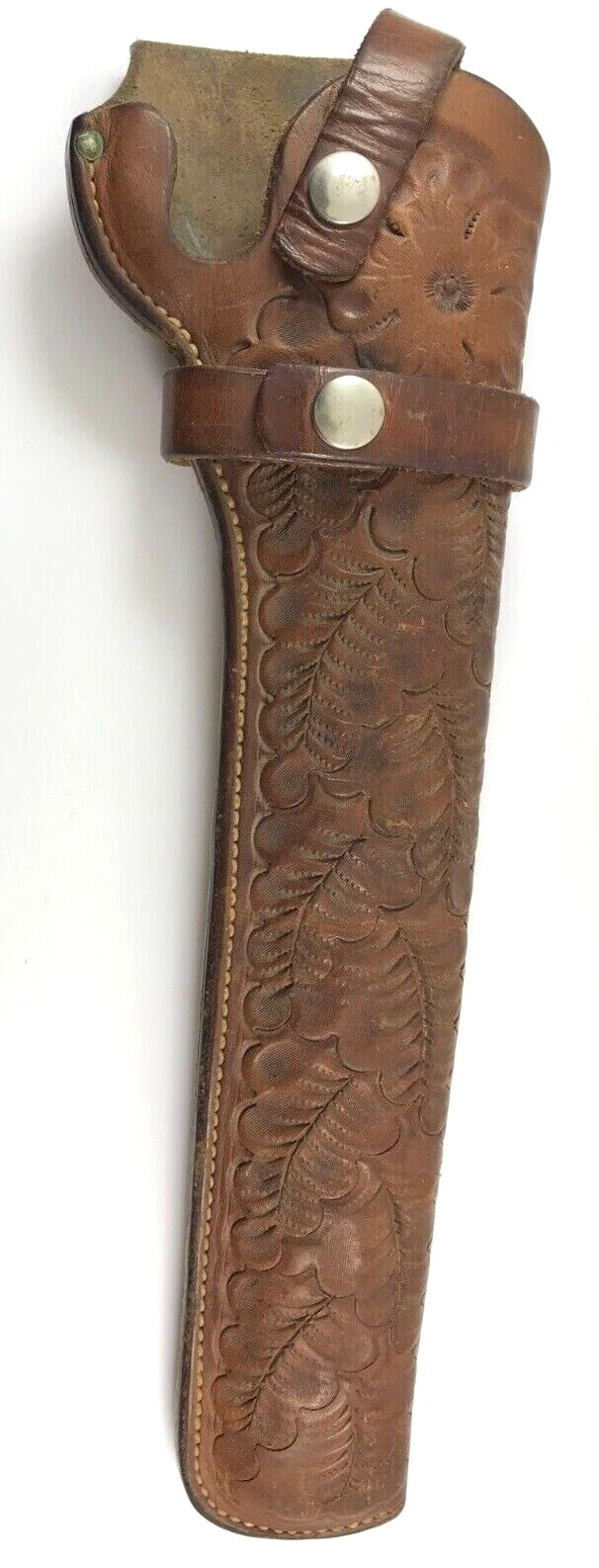 Jerry Berman & Sons Floral Tooled Leather Holster 10-1/2" Ruger Colt ...