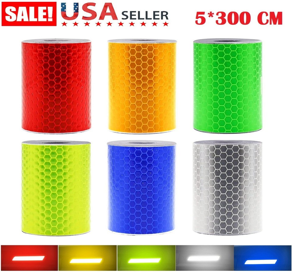 2" Car Night Reflective Traffic Safety Warning Reflector Roll Tape Film ...