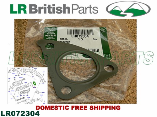GENUINE LAND ROVER EXHAUST MANIFOLD GASKET 3.0L DIESEL LR4 RANGE ROVER ...