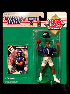 NFL VIKINGS KENNER STARTING LINEUP WARREN MOON FIGURE 1995 VGC (NIP) | eBay