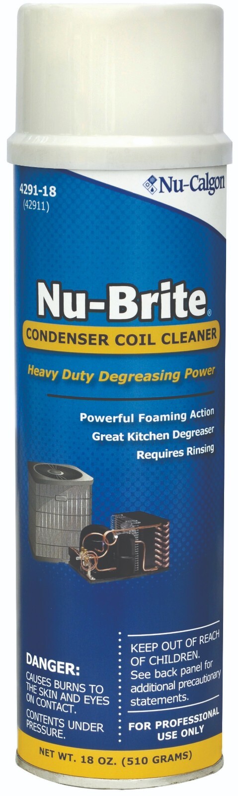 Nu-Calgon 4291-18 Nu-Brite Aerosol Coil Cleaner 681001429115| eBay