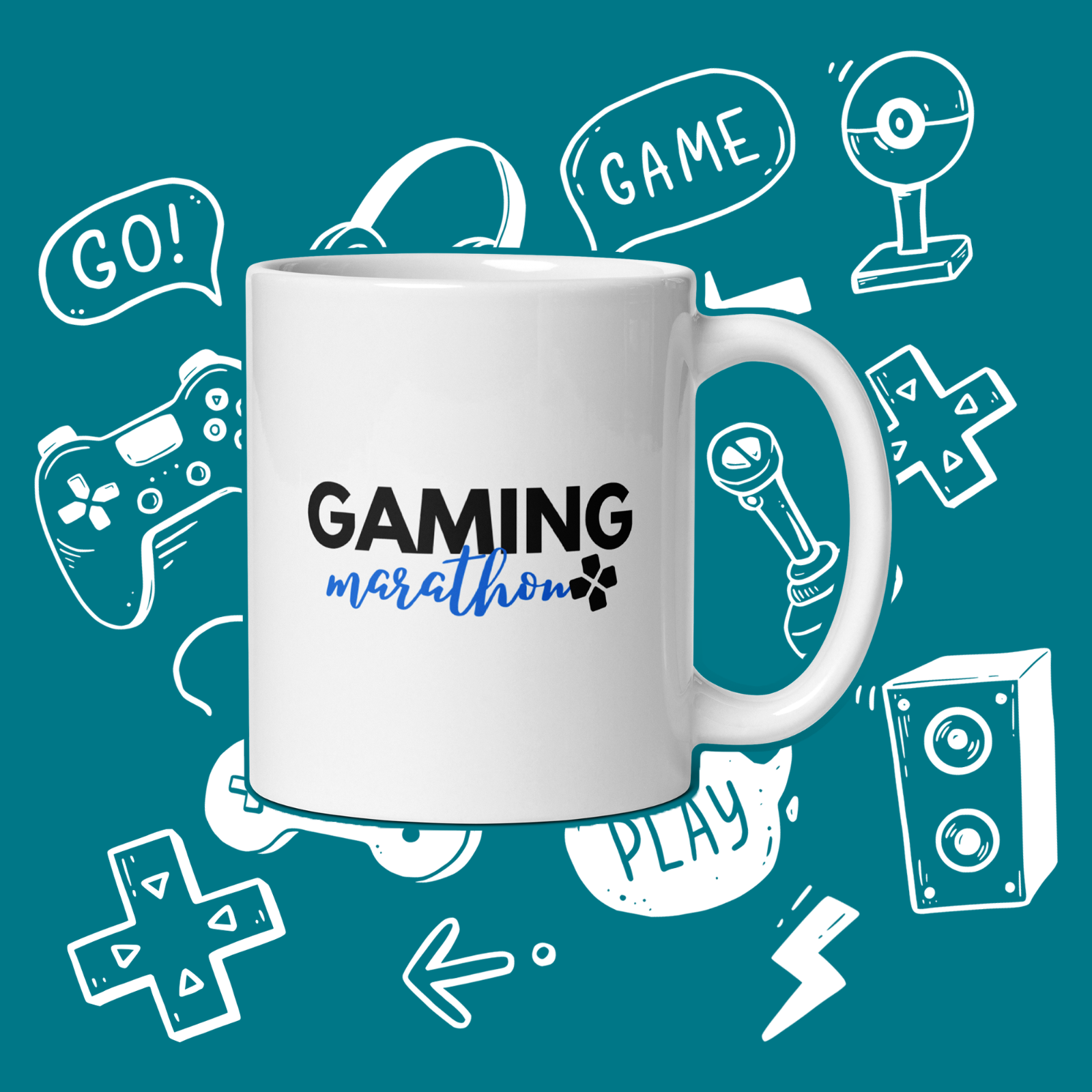 Gaming Marathon Mug For Video Game Fan, Gaming Mug, Gamer Gift, Mug For ...