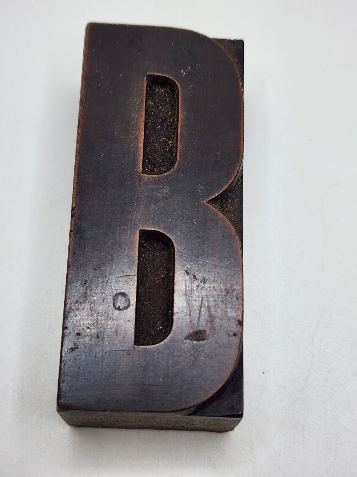 Vintage Letterpress Wooden Block Letter "B" 1.25 in × 3 in | eBay