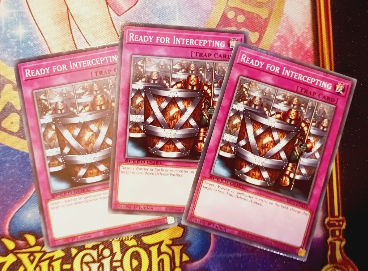 Yu-gi-oh! TCG 3x Ready for Intercepting SBC1-ENA19 x3 COMMON YUGIOH! NM ...