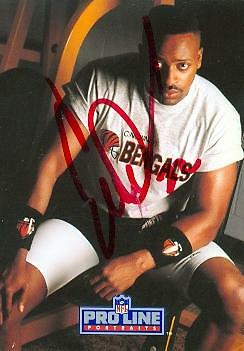 Eric Thomas autographed Football Card (Cincinnati Bengals) 1991 Pro ...