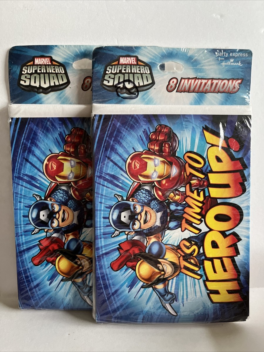Marvel Hero Invitations