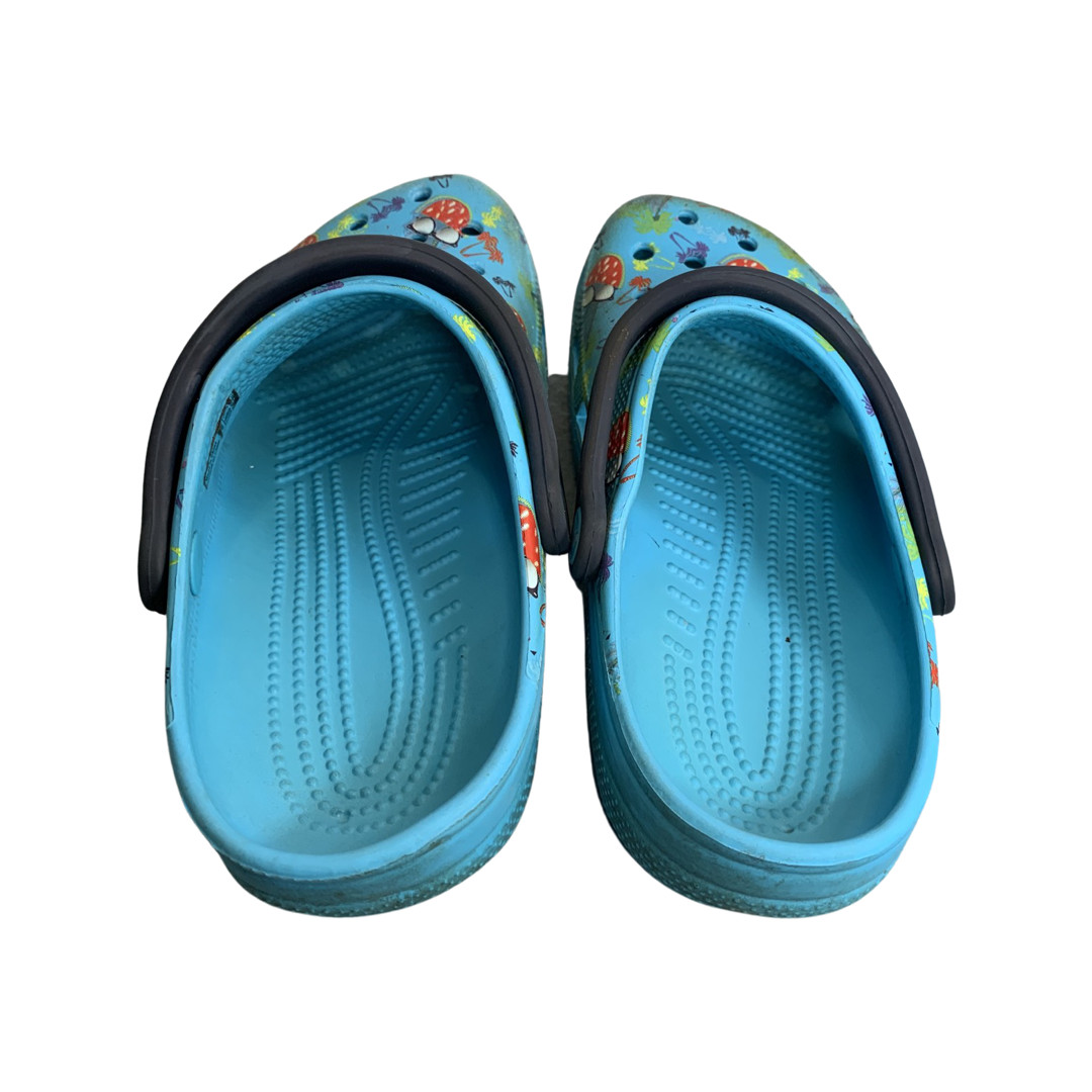 CROCS Pool Blue Palm Tree Watermelon Sunglasses Class… - Gem