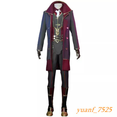 LOL League of Legends Arcane Hilko Cosplay Suit Game Halloween Costume ...