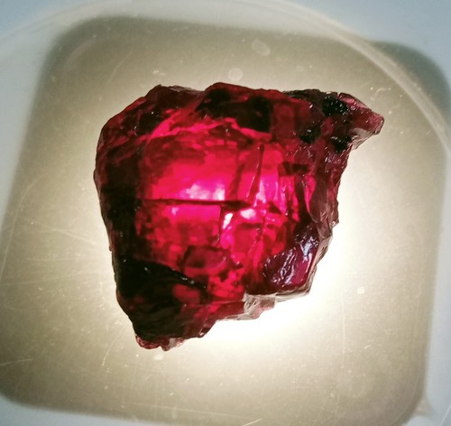 Natural Red Painite EGL Certified Untreated Rare 75+ Ct Rough Cut Loose ...