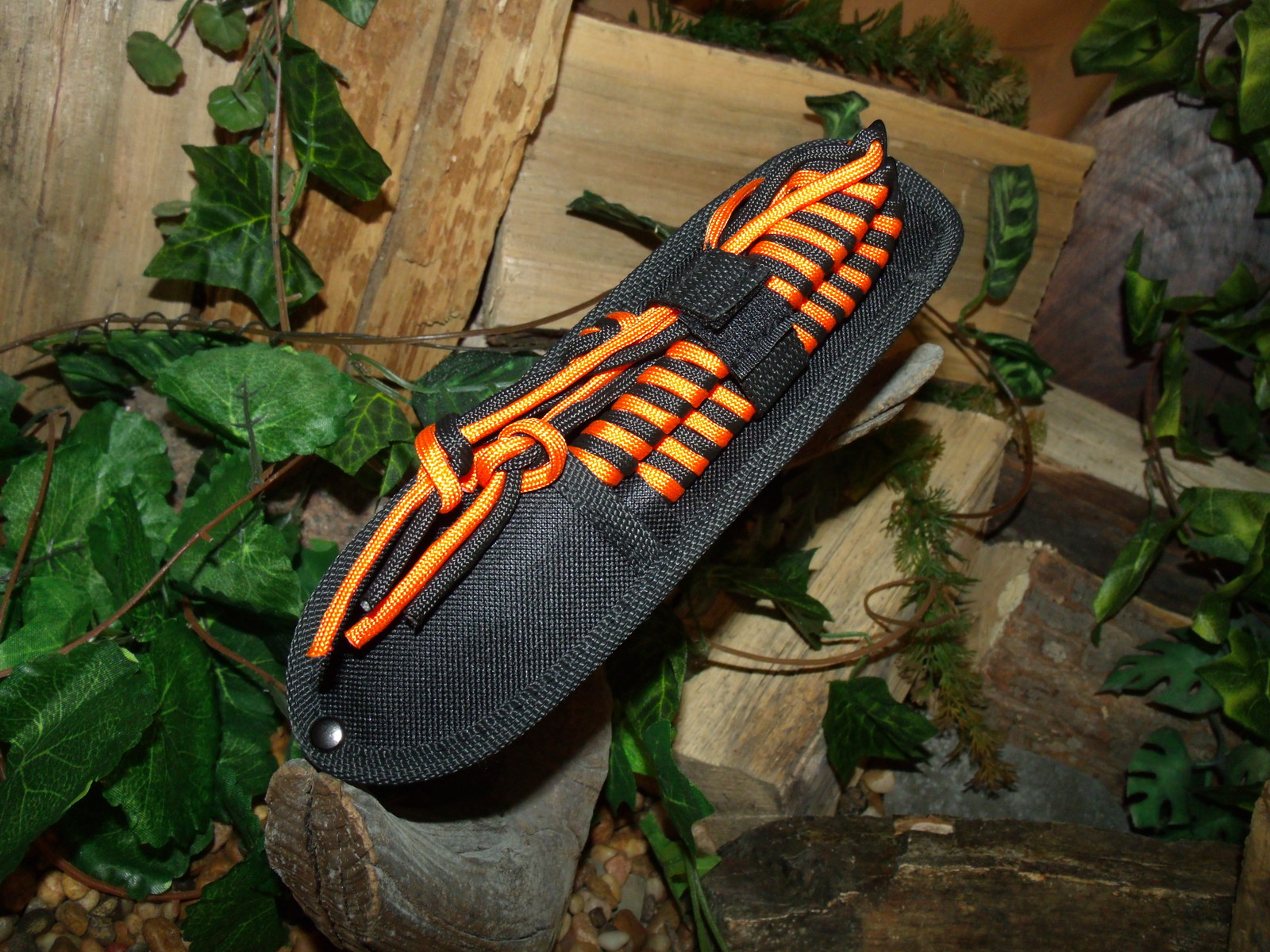 3/Knife/Blade/Spear/Harpoon/Paracord survival wrap/Full tang/440SS ...