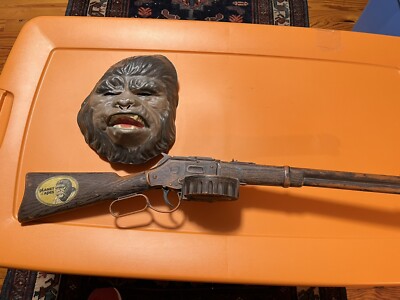 Mattel Rapid Fire Rifle TOY Planet of the Apes Sticker 1965 GORILLA ...
