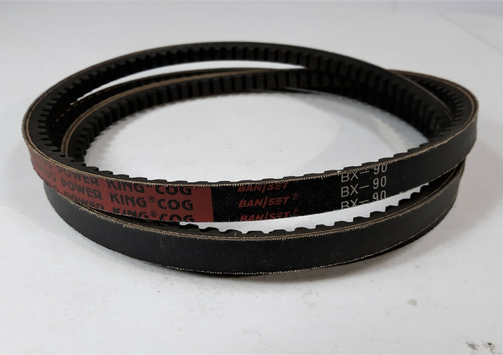 Bando Power King Cog BX Series Raw Edge Cogged V Belt, 0.66" Wide 0.41 ...