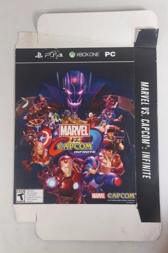 Marvel VS. Capcom Infinite Display Box Only PS4 Xbox 1 PC Box Only | eBay