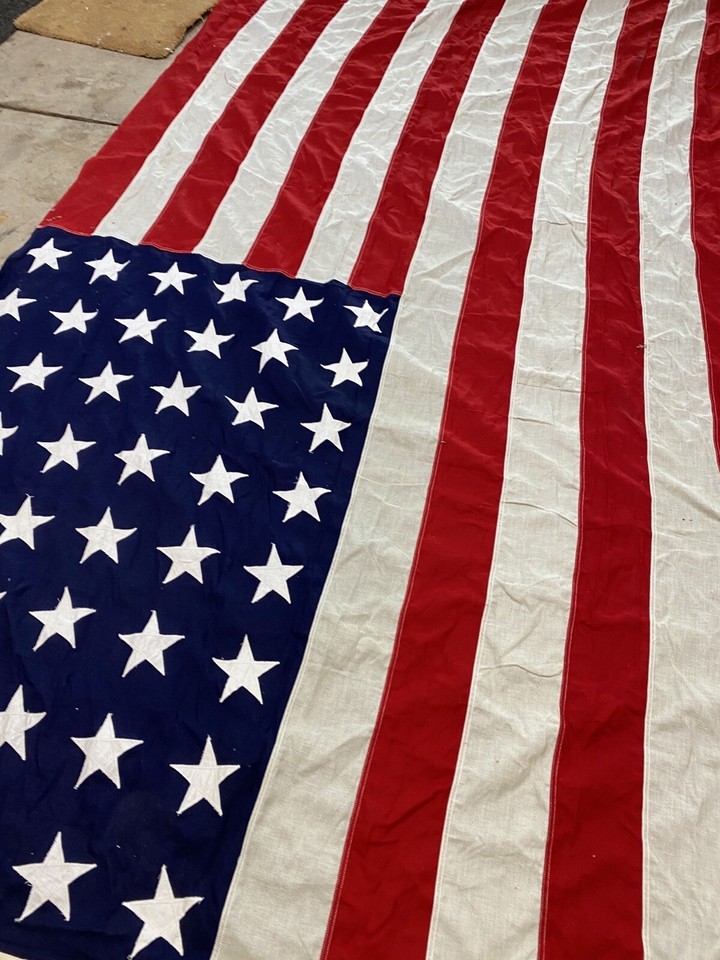 1940s Vintage Cloth 48 Star American flag | eBay