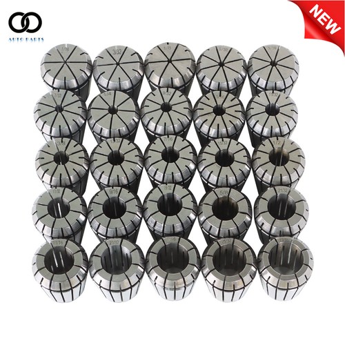 25 Pcs Collet Set ER32 Collet Chuck 1/16" - 3/4" Holder Spring Collet ...