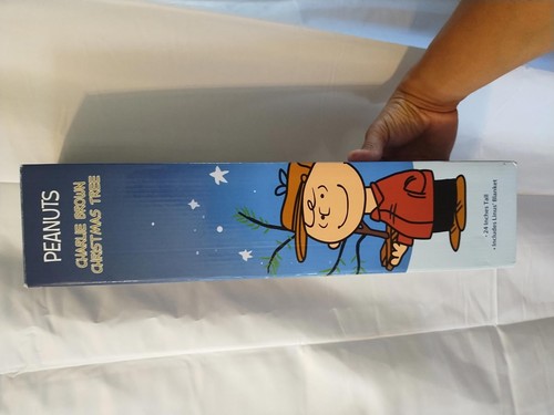 Vintage Small Fake Christmas Tree/ Charlie Brown Style Tree With Wood ...