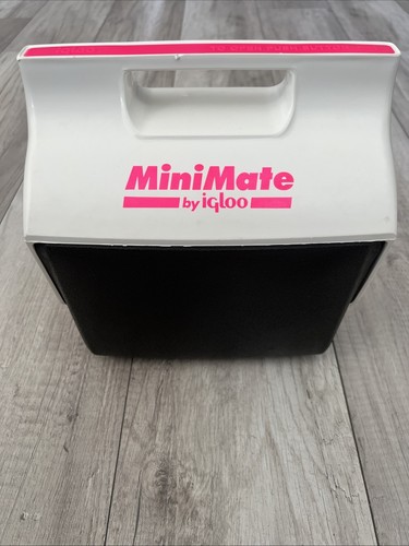 Vintage 1990’s Mini Mate Cooler by Igloo Made in USA-black and hot neon ...