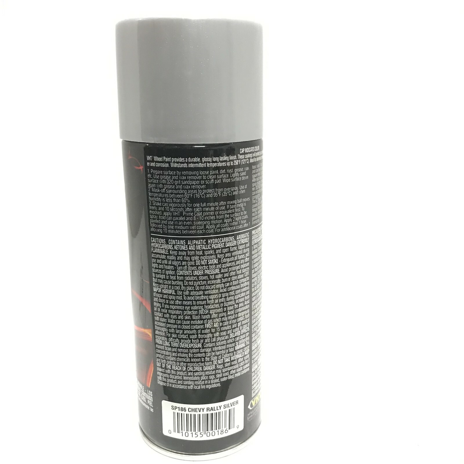 VHT SP186-4 PACK CHEVY RALLY SILVER Wheel Paint Chip & Fade Resistant ...