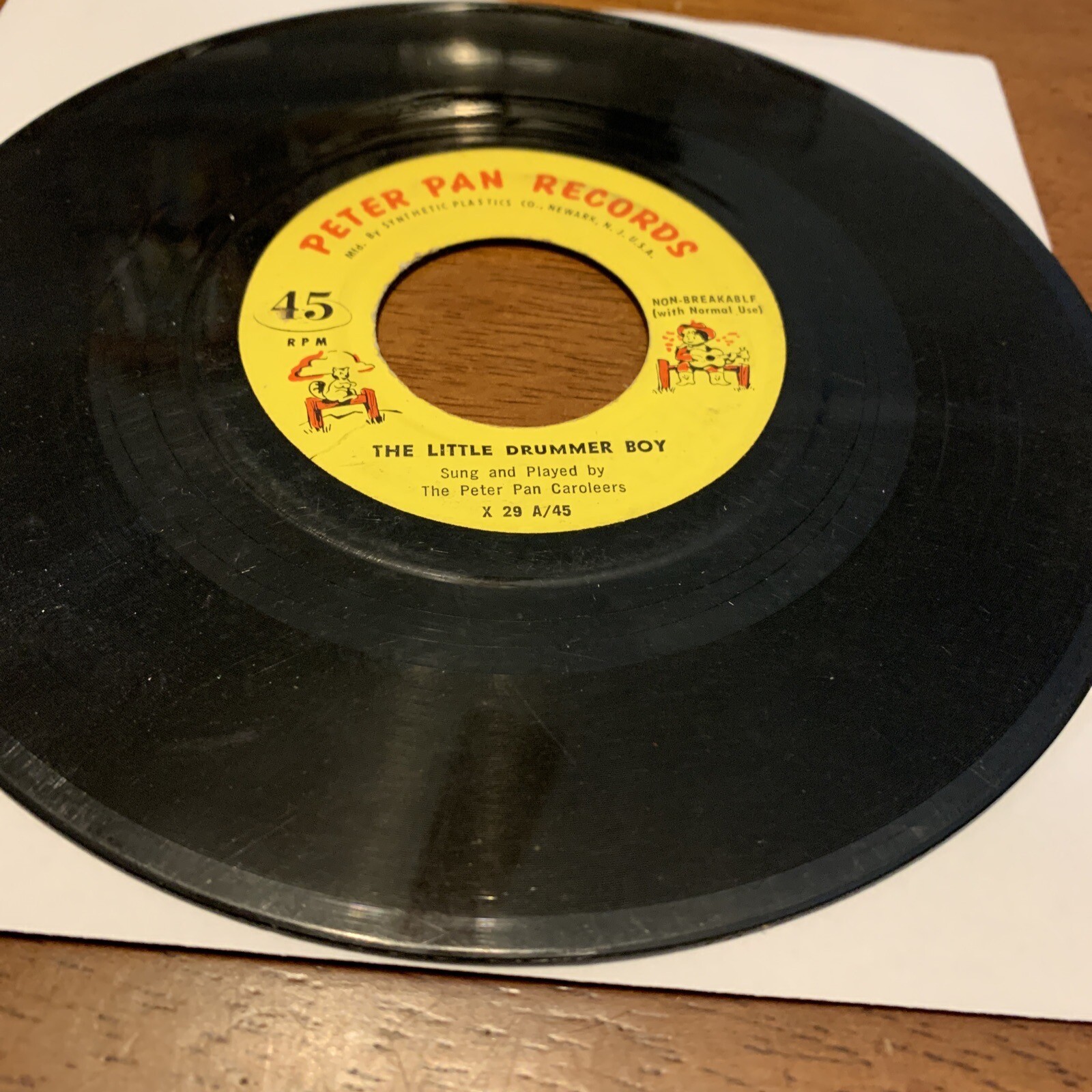 The Little Drummer Boy Peter Pan Records 45 RPM Record | eBay