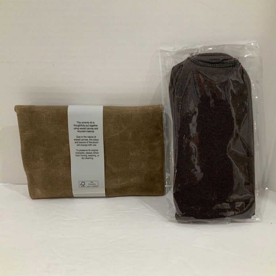 Singapore Airlines Business Class Brown Canvas Amenity Kit by Le Labo ...