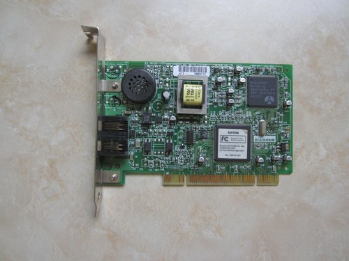 1998 Diamond MULTIMEDIA SUP2260 XP561 PCI 56K FAX Modem Card 23540020 ...