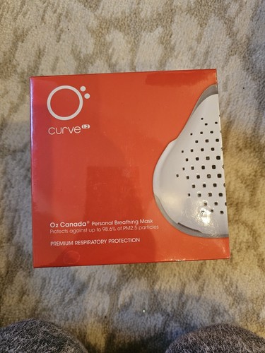 O2 Canada Curve Personal Breathing Mask 1.2 Premium Respiratory ...
