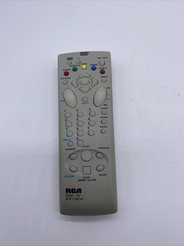 RCA DVD/Tv RCR 110D A1 Remote Control Only OEM | eBay