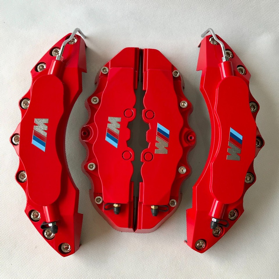 BMW E36 E46 E90 Red M Performance Car Disc Brake Caliper Covers Front ...