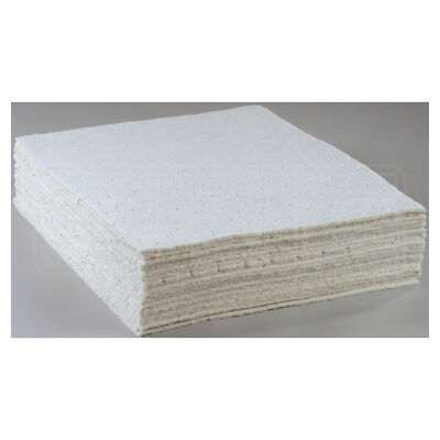 Oil Only Absorbent Pads - 41cm x 46cm - Pack of 100 - Ecospill ...