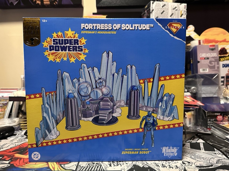 McFarlane Toys Gold Label Superman DC Super Powers Fortress Of Solitude ...
