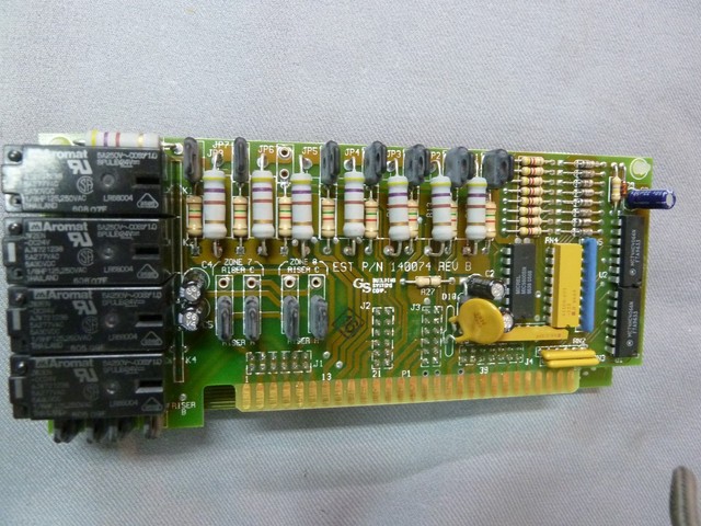 Working EST Edwards Irc-3 Zb8-8 Zone Fire Alarm Card 140074 Rev B2 for ...