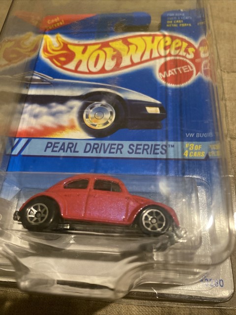 Hot Wheels VW Bug Pearl Drivers Series #3 of 4 Cars Pink VOLKSWAGEN ...