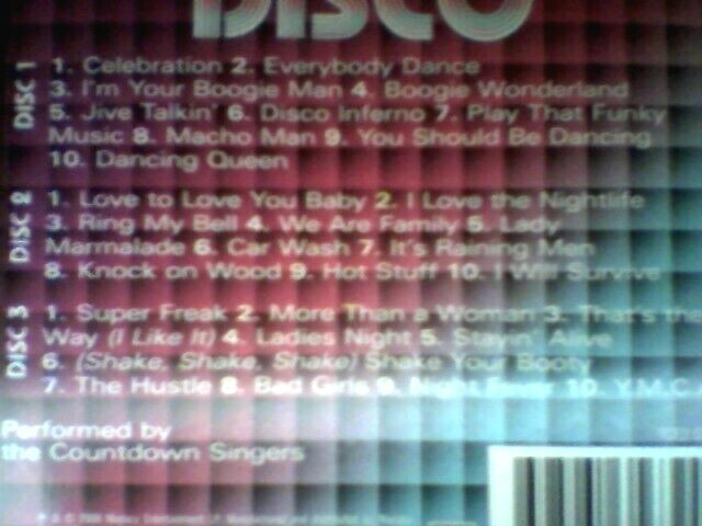 Forever Disco by The Countdown Singers (CD, Nov-2006, 3 Discs ) TIN BOX ...