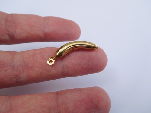 Rare Beautiful Vintage Italian 585 3D 14K Gold Banana Full Fruit ...