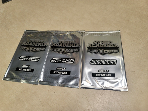 Lot of 3 Universus My Hero Academia JUDGE Plus ULTRA 3.0 Sealed T7631 ...