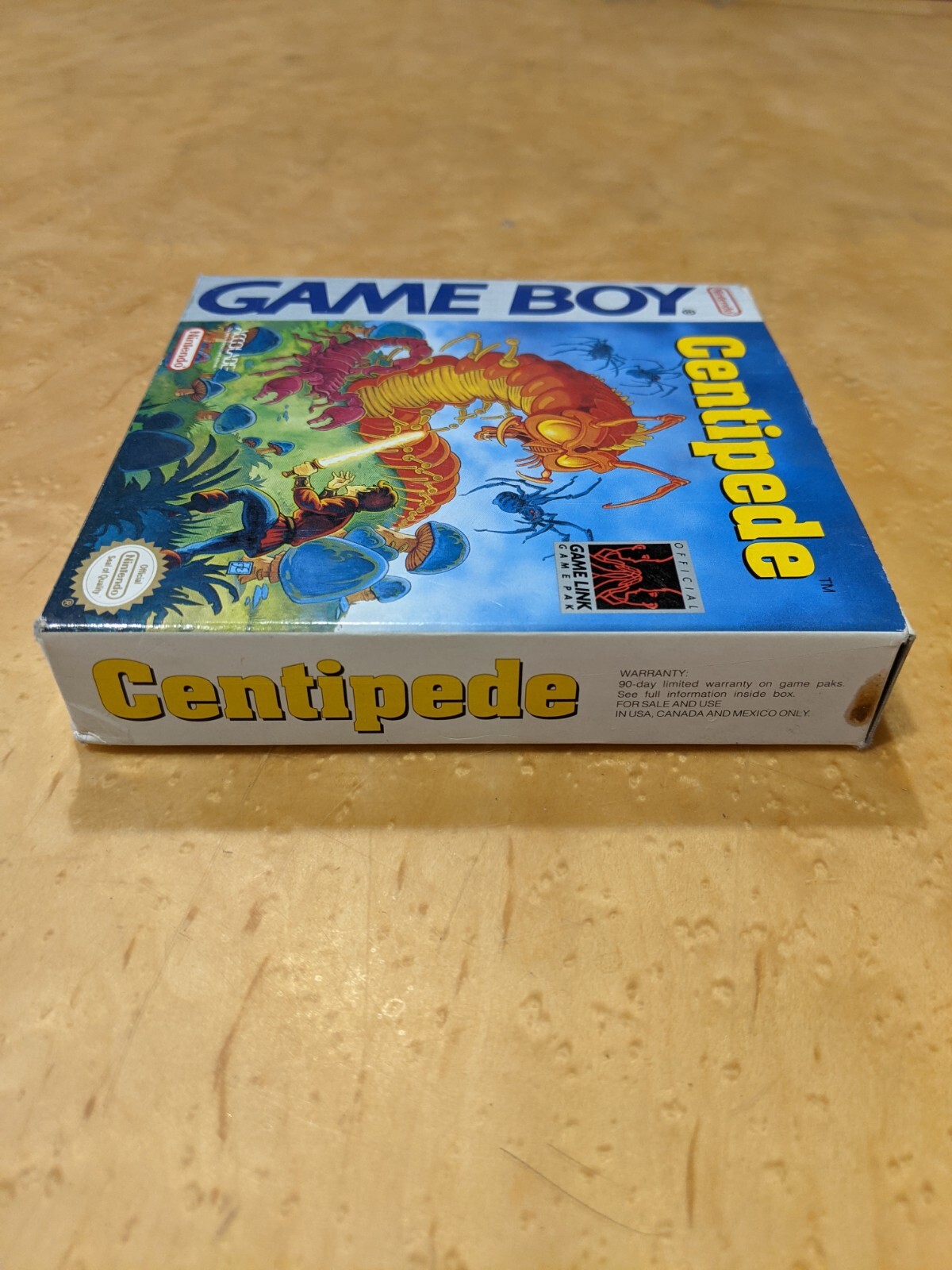 Original Nintendo GameBoy - Centipede (ACCOLADE) CIB, Good Condition ...