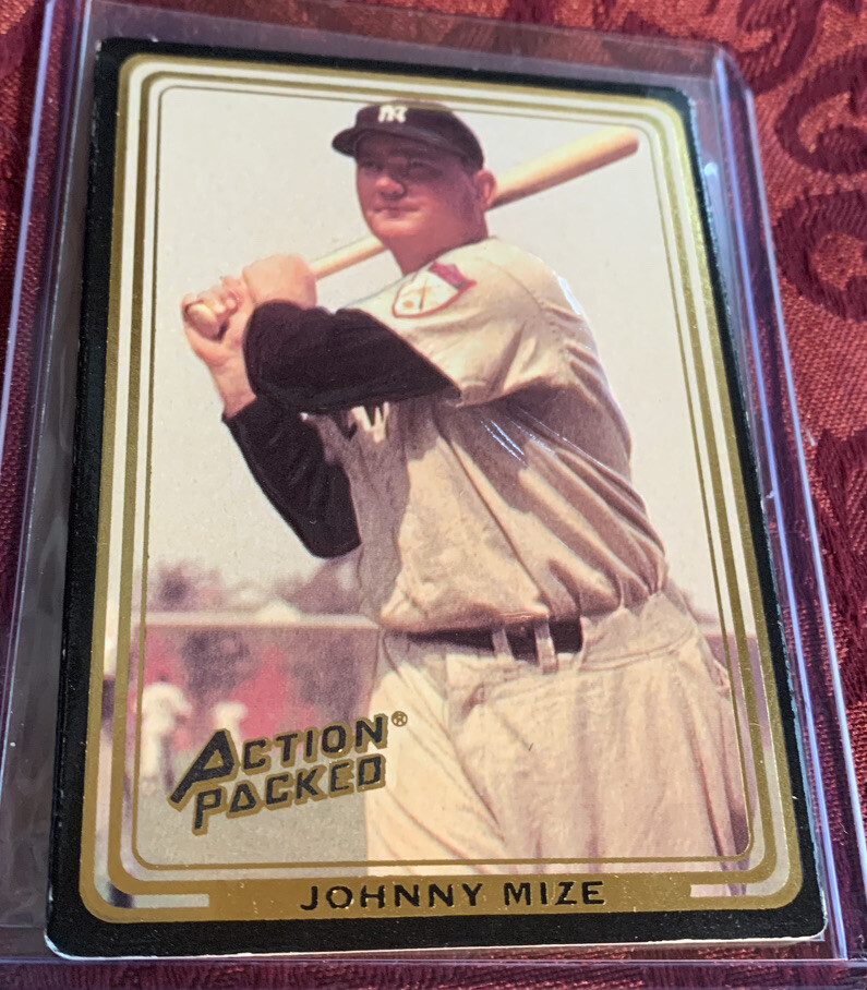 Johnny Mize 1992 Action Packed All Star Gallery Card # 13, MLB HOF’er ...