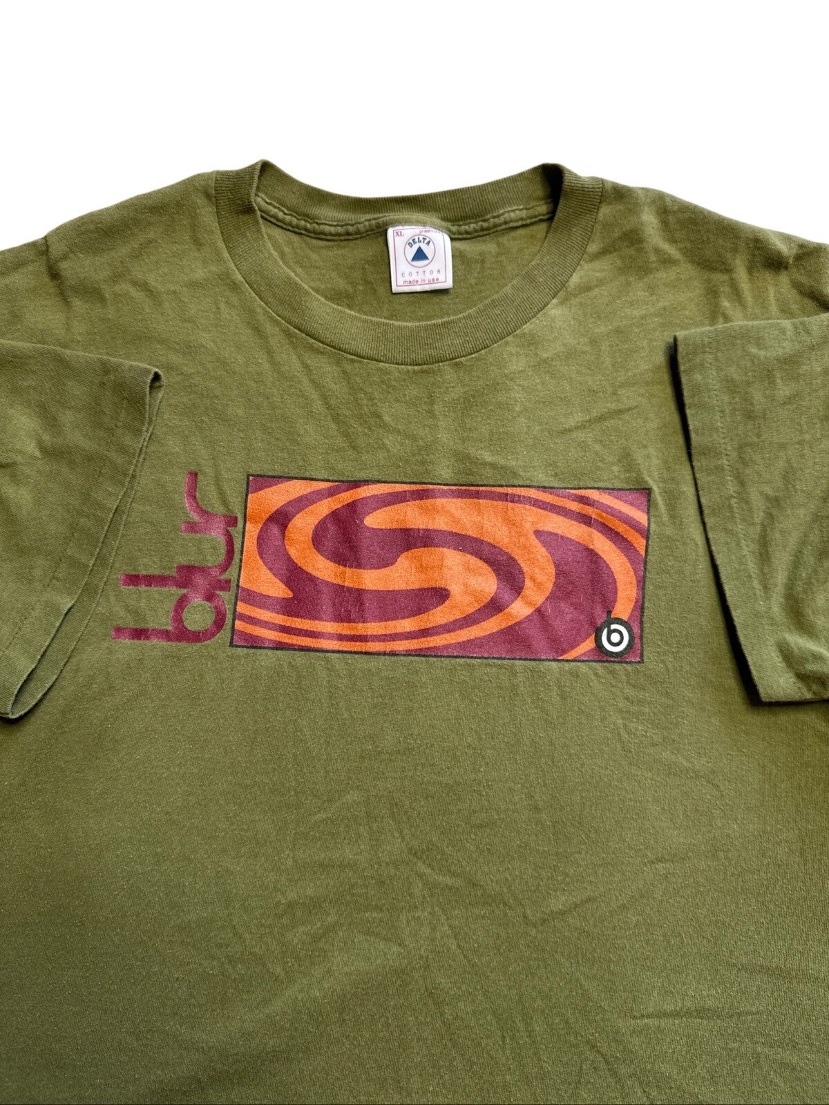 Blur Vintage Britpop Band T Shirt Box Logo Xl 90s Sin… - Gem