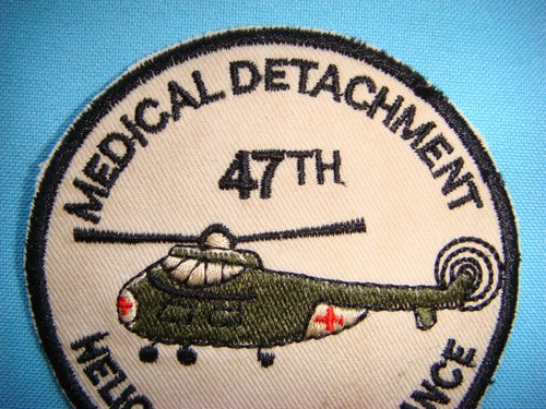PATCH US Army 47th MEDICAL DETACHMENT HELICOPTER AMBULANCE | eBay