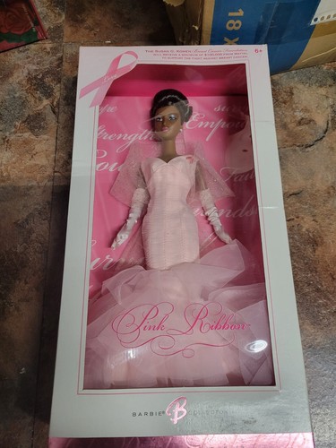 NIB Pink Ribbon Breast Cancer Awareness Mattel Barbie Doll - Please See ...