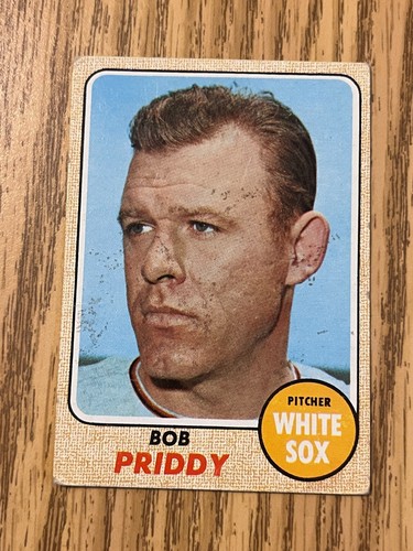 1968 Topps Bob Priddy Chicago White Sox #391 - C2 | eBay