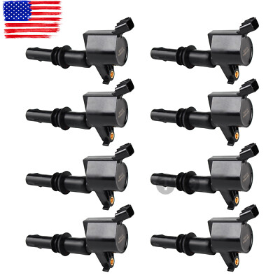 8 Fit Ford Ignition Coil C1659 C1541 5C1584 E508 52-1839 IC558 UF-537 ...