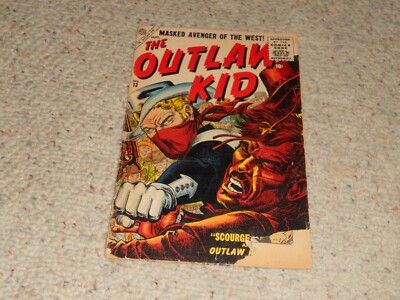 1956 The Outlaw Kid Atlas Comic Book #13 "Scourge of the Plains"!!! | eBay