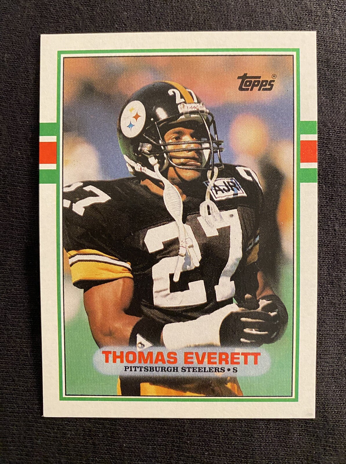 1989 Topps - #322 Thomas Everett (RC) for sale online | eBay