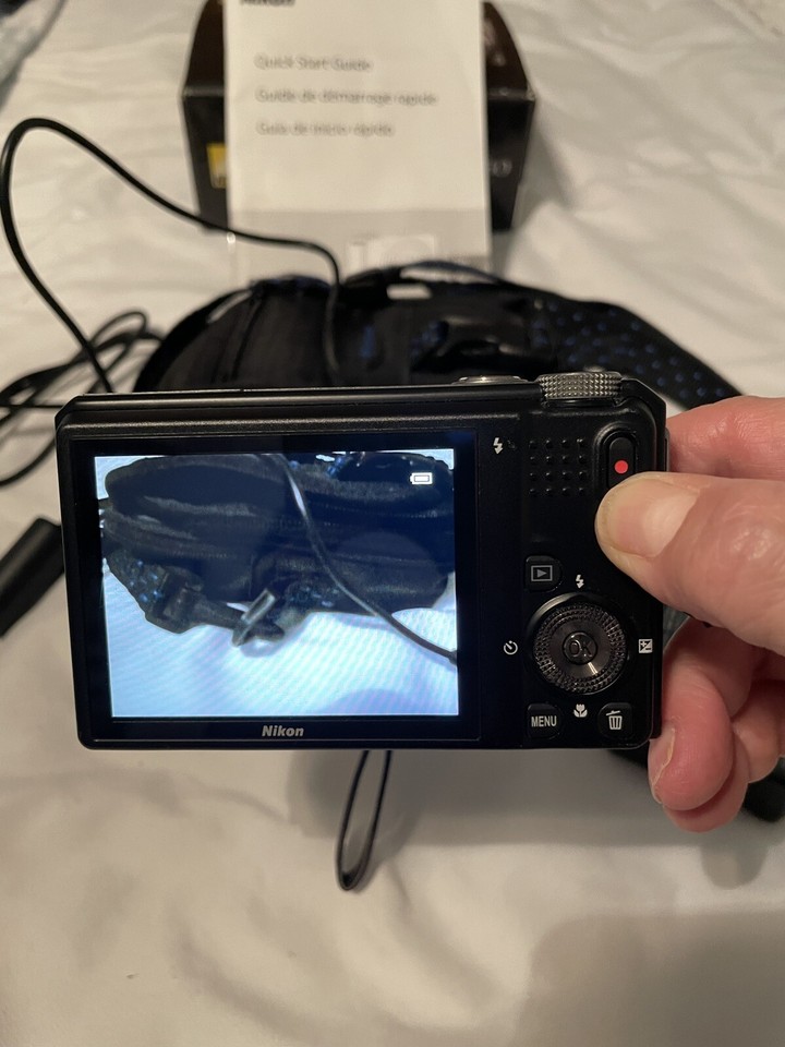 Nikon COOLPIX S9050 Silver Digicam Digital Camera W/Charger, Battery ...