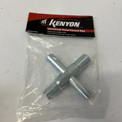 Kenyon Universal Hose Faucet Key 4-Way 85481 | eBay