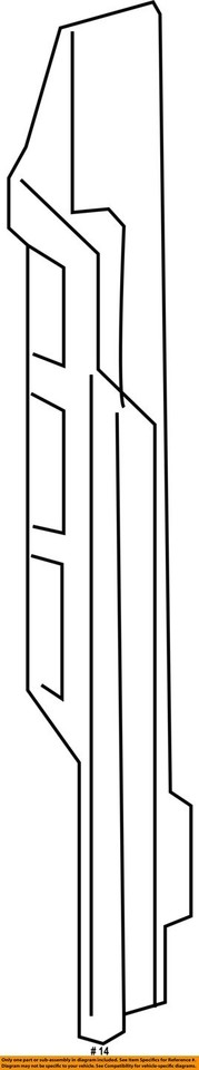 GM OEM 15-22 Canyon Pick Up Box Pick Up Box Components-Outer Pillar ...